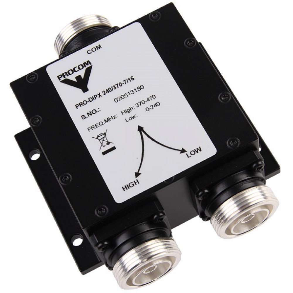 PRO-DIPX 240/370-7/16 Diplex Filter - PRO-DIPX 240/370-7/16 Diplex ...