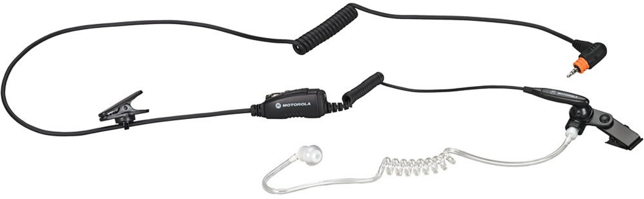 Surveillance Earpiece With In-Line Microphone and PTT - Ørepropp med ...